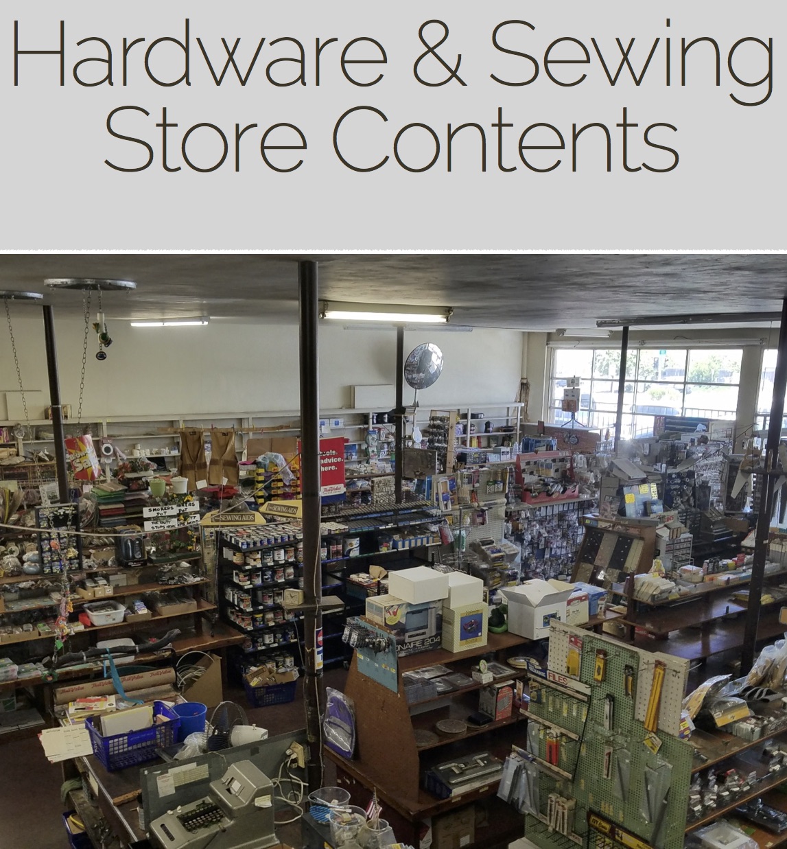 Hardware Store Liquidation | Locate Auctions